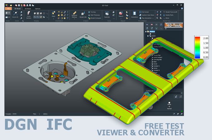 DGN-IFC-Viewer und Konverter – 3D-Tool